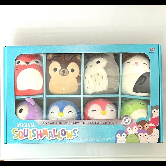 Squishmallows | Other | Squishmallow 5 Year Anniversary Exclusive Collection Fifi Hans Hoot Puff ...